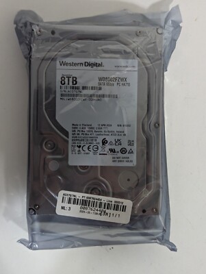 WD_BLACK 8TB 3.5'' Internal Gaming Hard Drive 128MB - WD8002FZWX ...