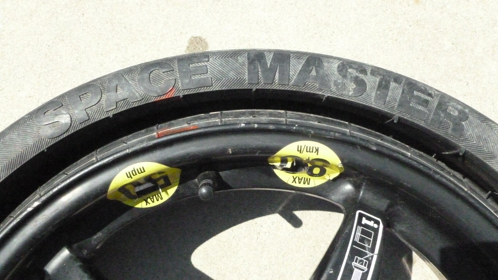 OEM 98-04 Mercedes Benz Vredestein Space Master Spare Tire Wheel Rim ...