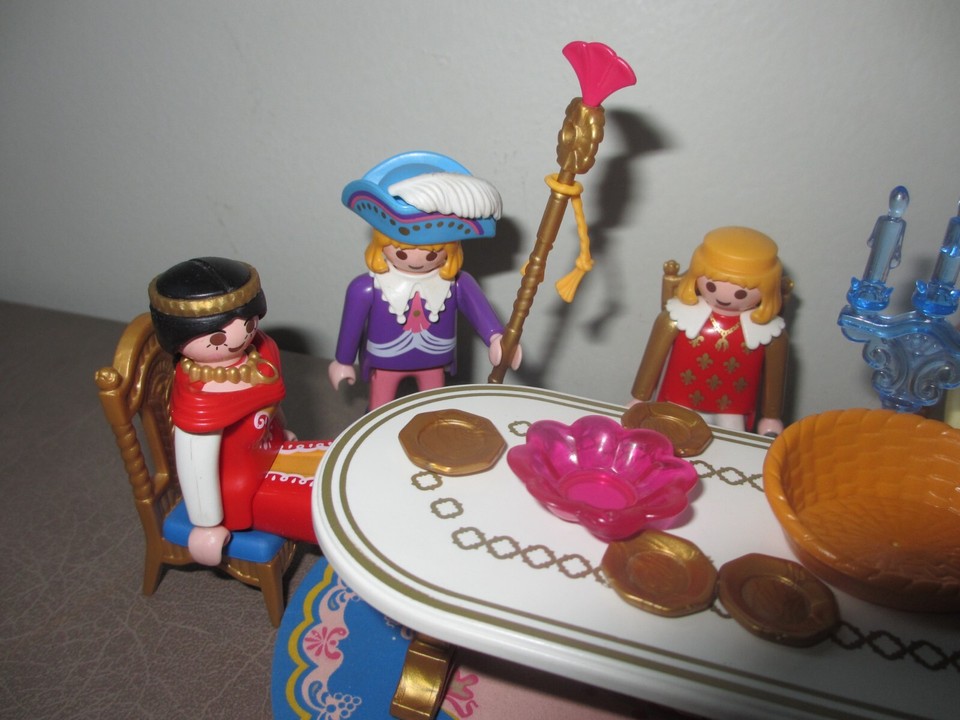 PLAYMOBIL #3019 Fairy Tale Princess Dream Castle Playset ROYAL BANQUET ...
