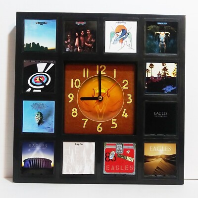 Eagles Wall Clock Rock Band Album LP CD Cover Replica Art | eBay