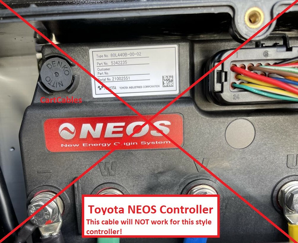 2022-2024 ExCar Bintelli Golf Cart 6' Programming Cable Tuning CartCables | 2023 Compatible