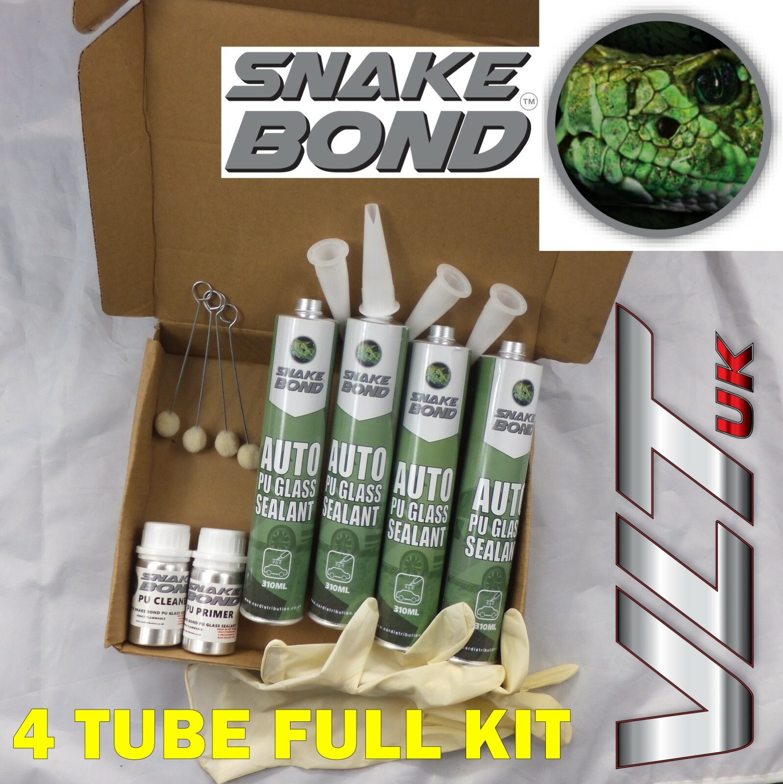 CAR VAN CAMPER WINDOW BODY ADHESIVE SIDE WINDSCREEN BONDING GLUE PU ...