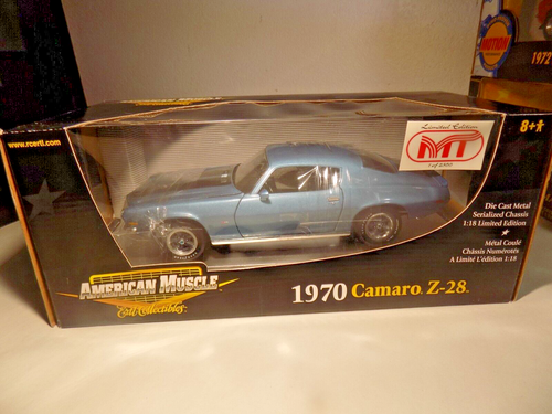 2004 ERTL 33871 '70 Camaro Z28 1/2500 Blue/Black MT Limited Edition | eBay