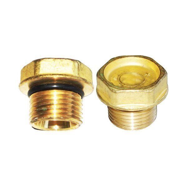 FITS General Pump Kit 4 BRASS VALVE CAPS K04, fits GP Interpump, Made ...