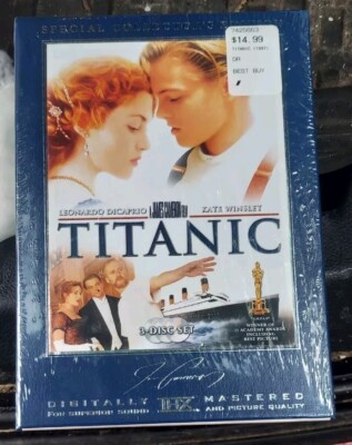 Titanic DVD, 1997, 3-Disc Set, Special Collectors Edition - New Sealed ...