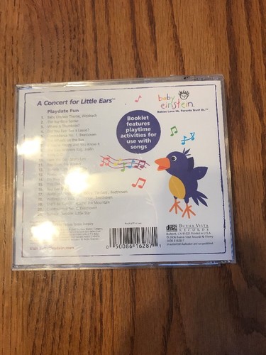 Baby Einstein Playdate Fun- A Concert For Little Ears Audio CD Ships N ...