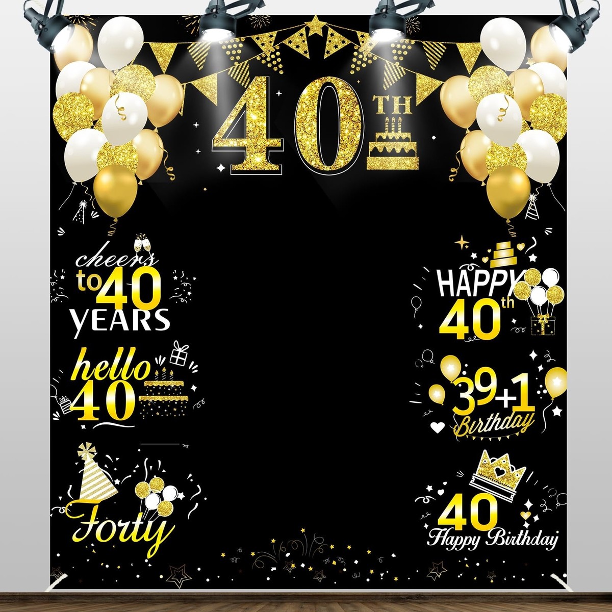 40th Birthday Background