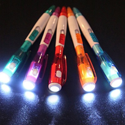 Multi-function Illumination Ballpoint Pen Flashlight Pen Ball Pens LED ...