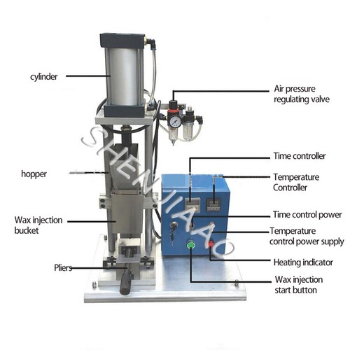 Metal Wax Injection Molding Small Steel Mold Wax Injection Machine ...