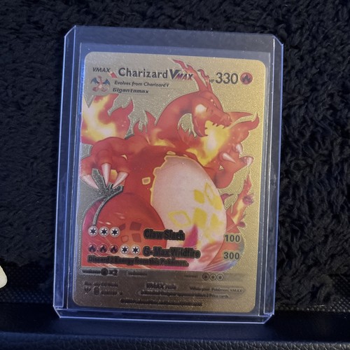 CHARIZARD Vmax 2020 POKEMON/NINTENDO/CREATURE/GAME FREAK #020/189 GOLD ...