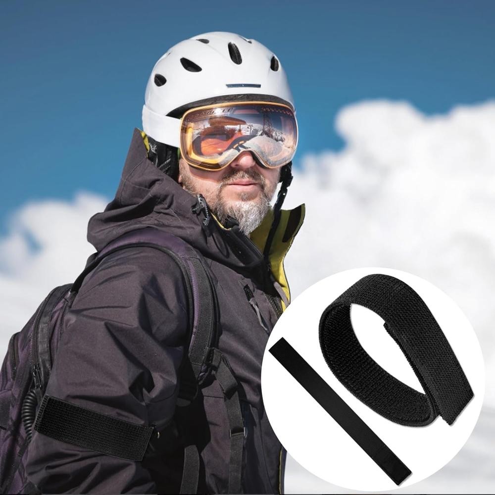 10 Pcs Black Boot Blousers Military Strap Band 1" Hook & Loop Blousing ...