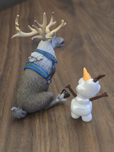 Disney Frozen Sven The Reindeer Action Figure Toy Cake Topper Set Of 2 ...