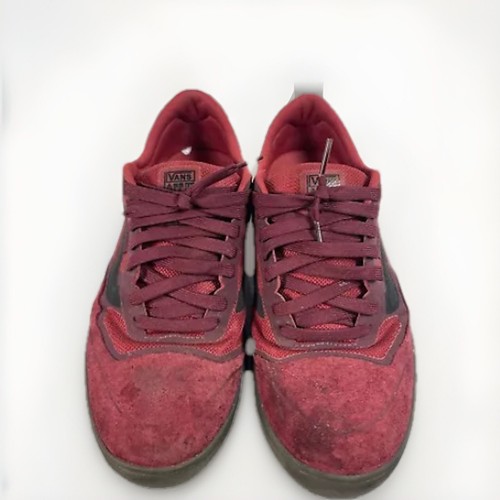 Vans AVE Pro Model Skateboard Shoes Men 8.5 Burgundy / Translucent Sole ...