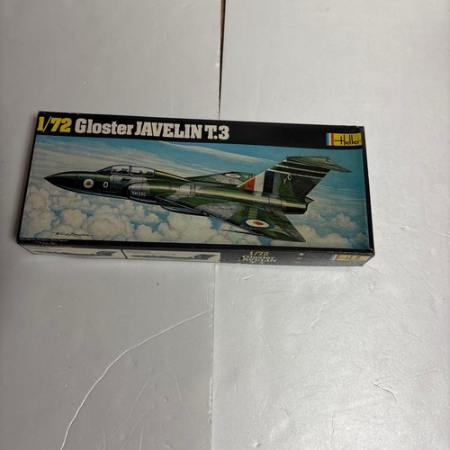 Heller 1/72 Gloster Javelin T3 Model Kit Vintage with 2 Decoration ...