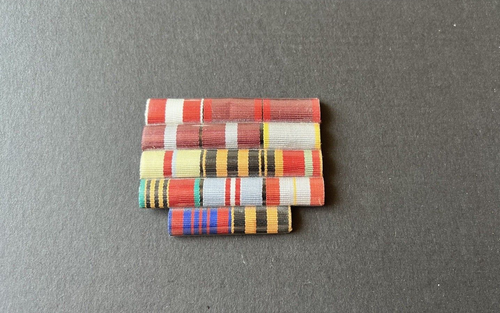 Ribbon Bar SET Armed Forces USSR Russian Soviet Army Combat Military ...