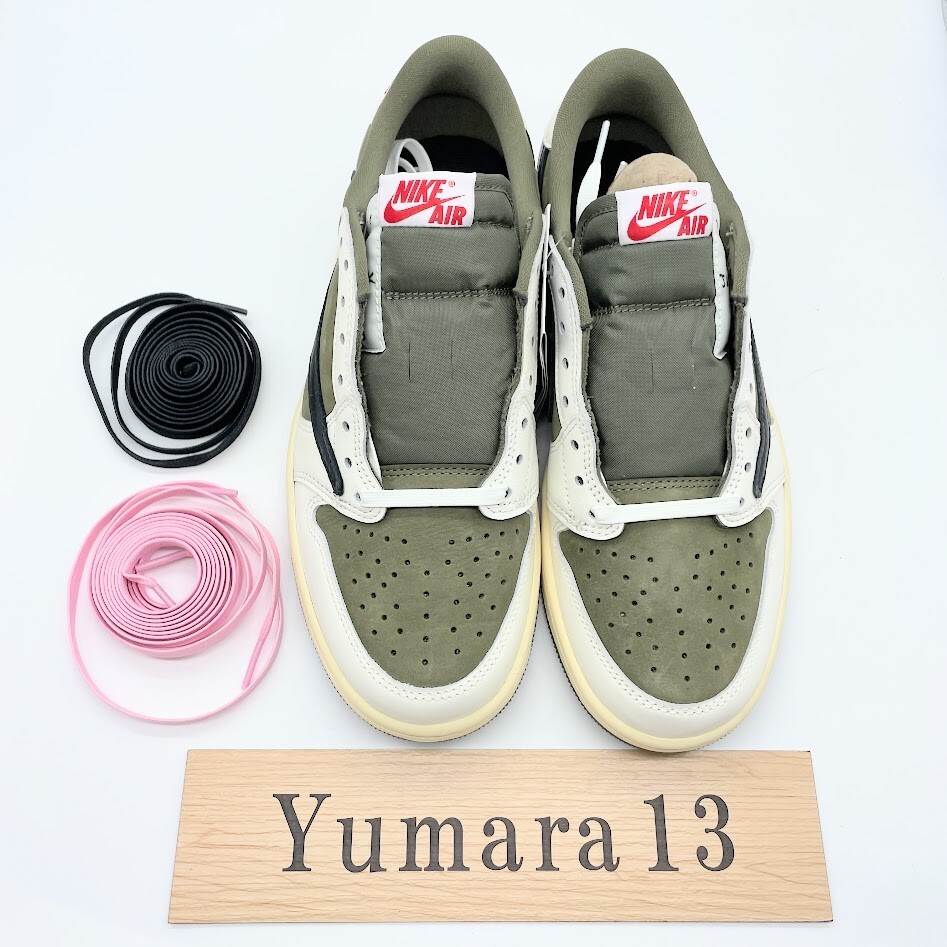 Travis Scott × Nike Air Jordan 1 Low OG Medium Olive DM7866 Travis Scott × Nike Air Jordan 1 Low OG Medium Olive DM7866