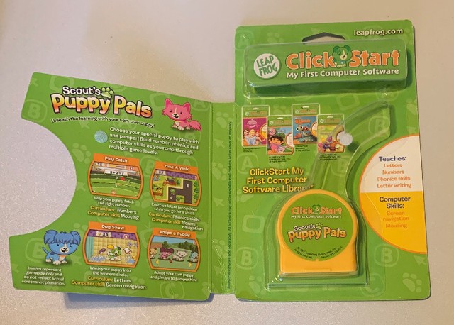 LeapFrog Clickstart Educational Software: Scout's Puppy Pals New Free ...