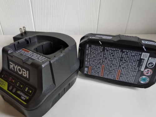 "Pick Your Own" New 18v Ryobi P118B Lithium Ion Charger & Ryobi Battery ...