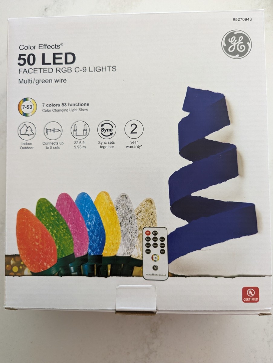 Ge Color Changing Light Show GE Color Choice 96 Count Multi Function