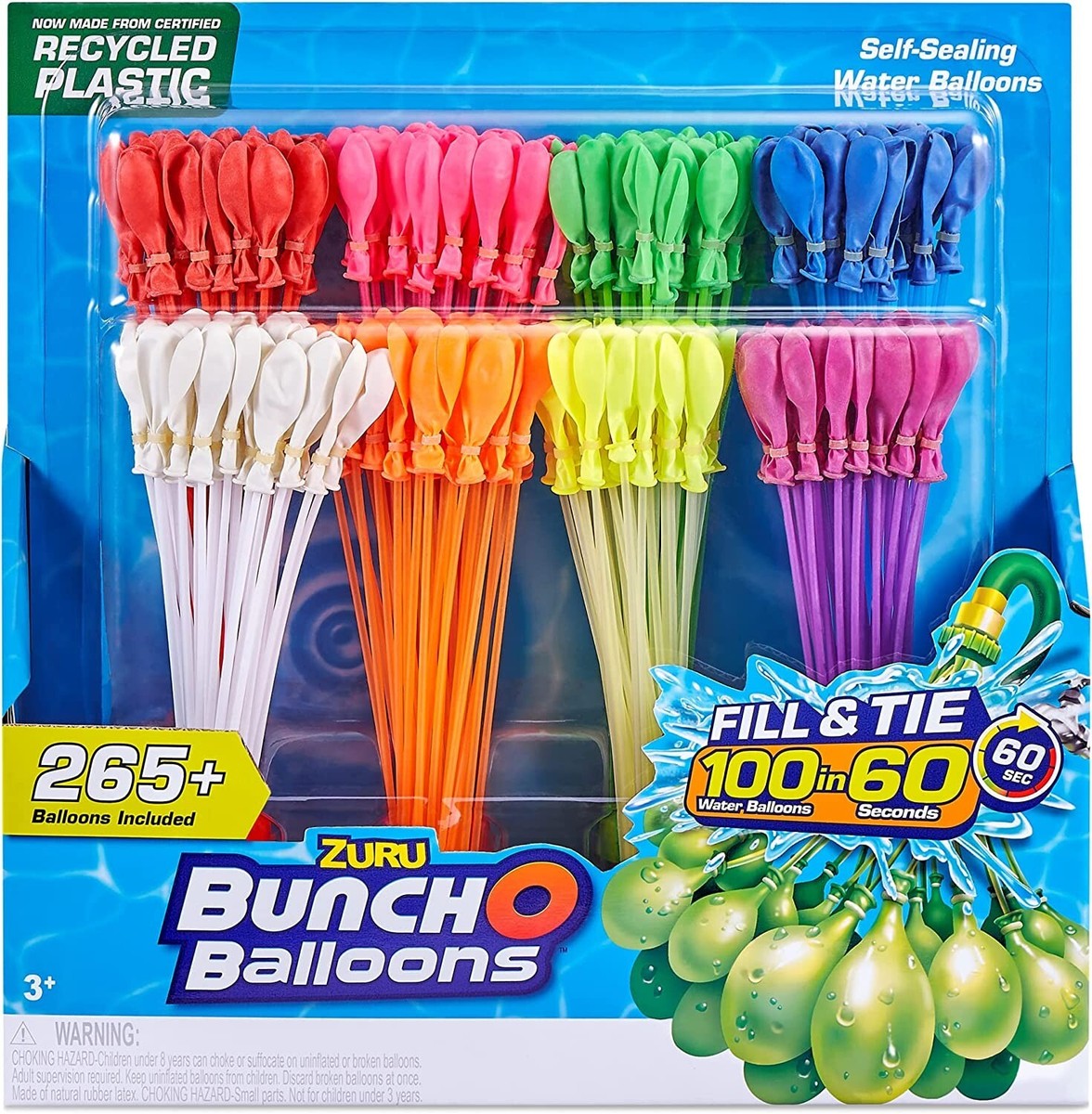 Water Baloons For Kids Ages 4-8 666 Pack Wate Balloons Quick Fill, Apid ...
