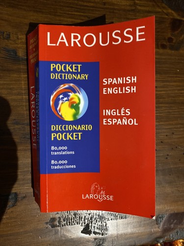 Larousse Pocket Dictionary - Spanish-English Paperback Preowned VG | eBay