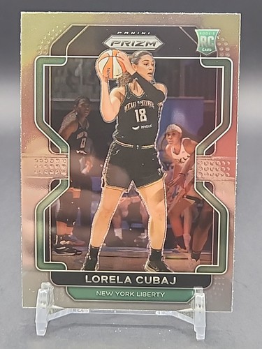 Lorela Cubaj - 2022 WNBA Prizm - Base Card #193 - Rookie RC - New York ...