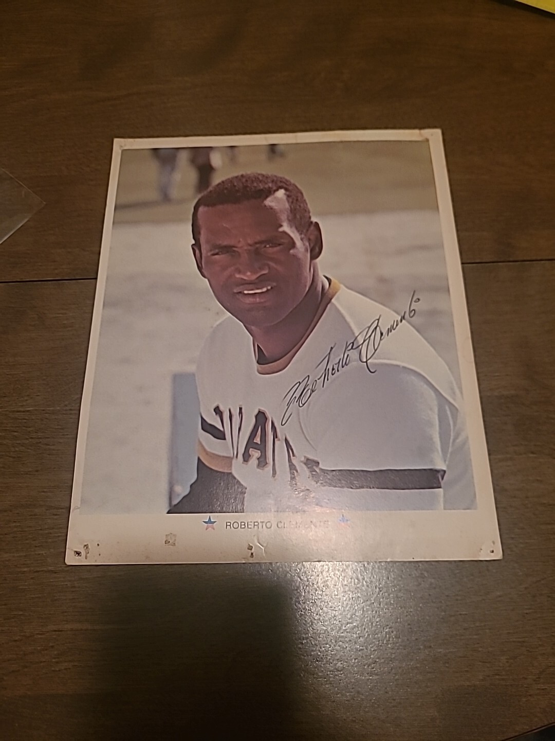 Nice Vintage 1971 Arco Roberto Clemente Pittsburgh Pirates 8x10" Card ...