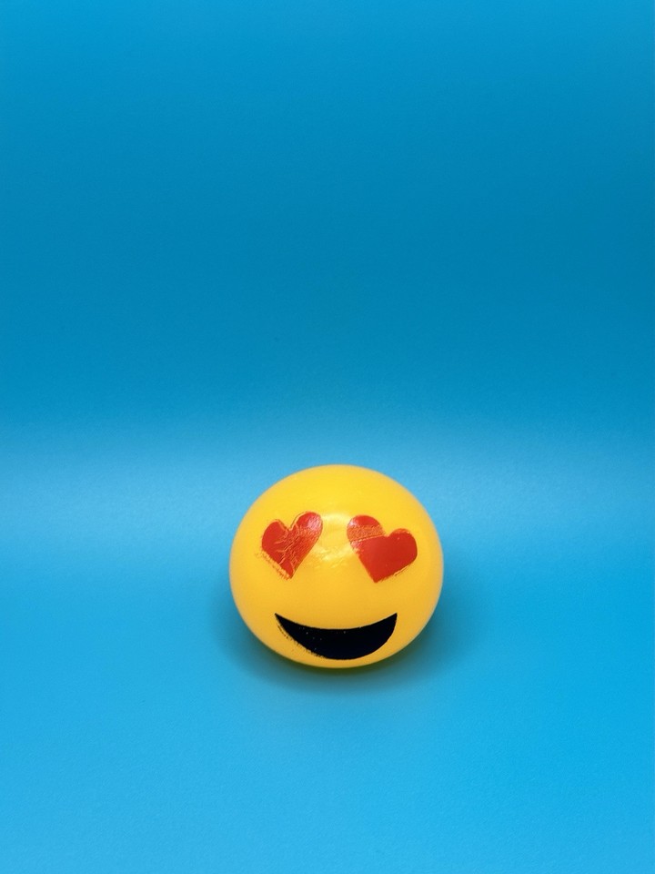 12 Pieces Heart Eye Emoji Sticky Bombs Squish Splat Ball Smash It ...