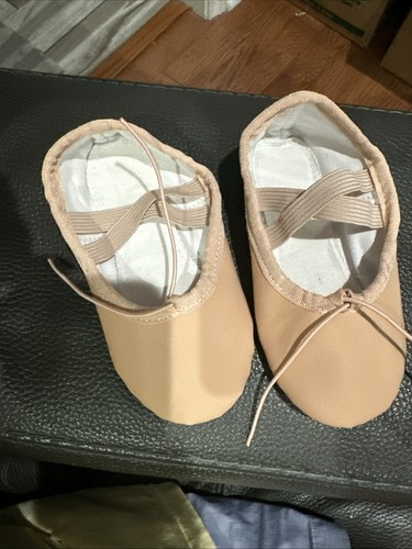 NEW Stelle Ballet Shoes Girls Dance Slippers Soft Leather Ballerina Pink 8mt | eBay