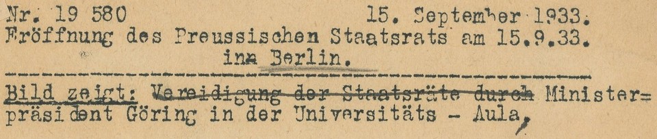 Speeches D'Hermann Göring To Berlin. Nazisme. 1933 | eBay