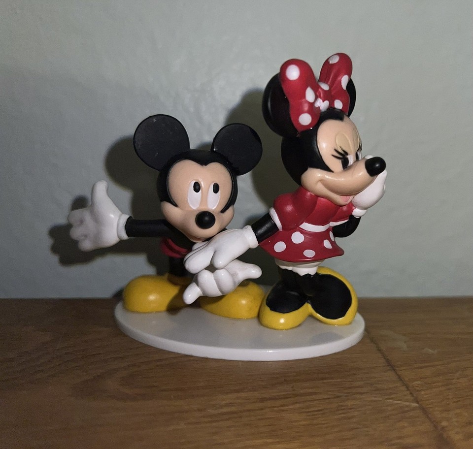 Mickey Mouse and Minnie Mouse Cake Topper Vintage Red Black Yellow | eBay