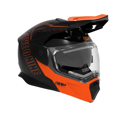 509 Delta R4 Ignite Snowmobile Helmet Fidlock Dual Pane Electric Shield ...