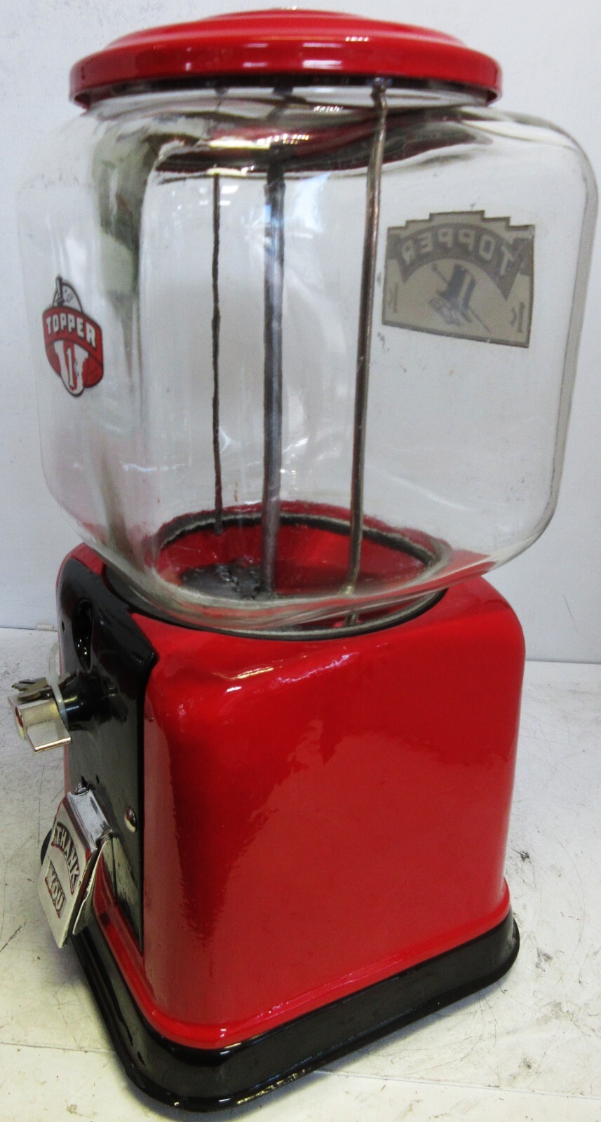Topper Peanut/ Bulk Vend 1c Dispenser circa 1940's (red/black) | eBay