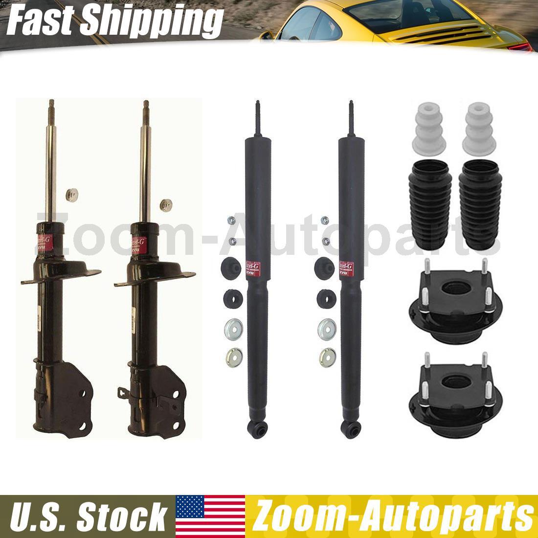 8pcs KYB Front Rear Shocks Struts Bellows Mounts Kit For 2011-2014 Ford ...