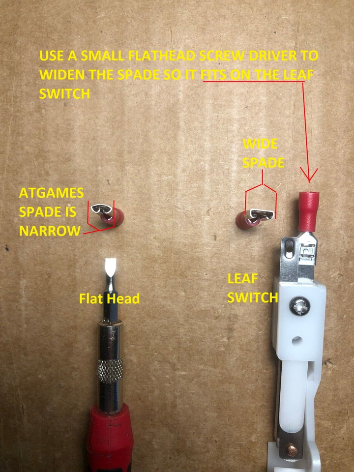 Leaf Switch Classic Arcade 1up Replacement switch micro Atgame pinball ...