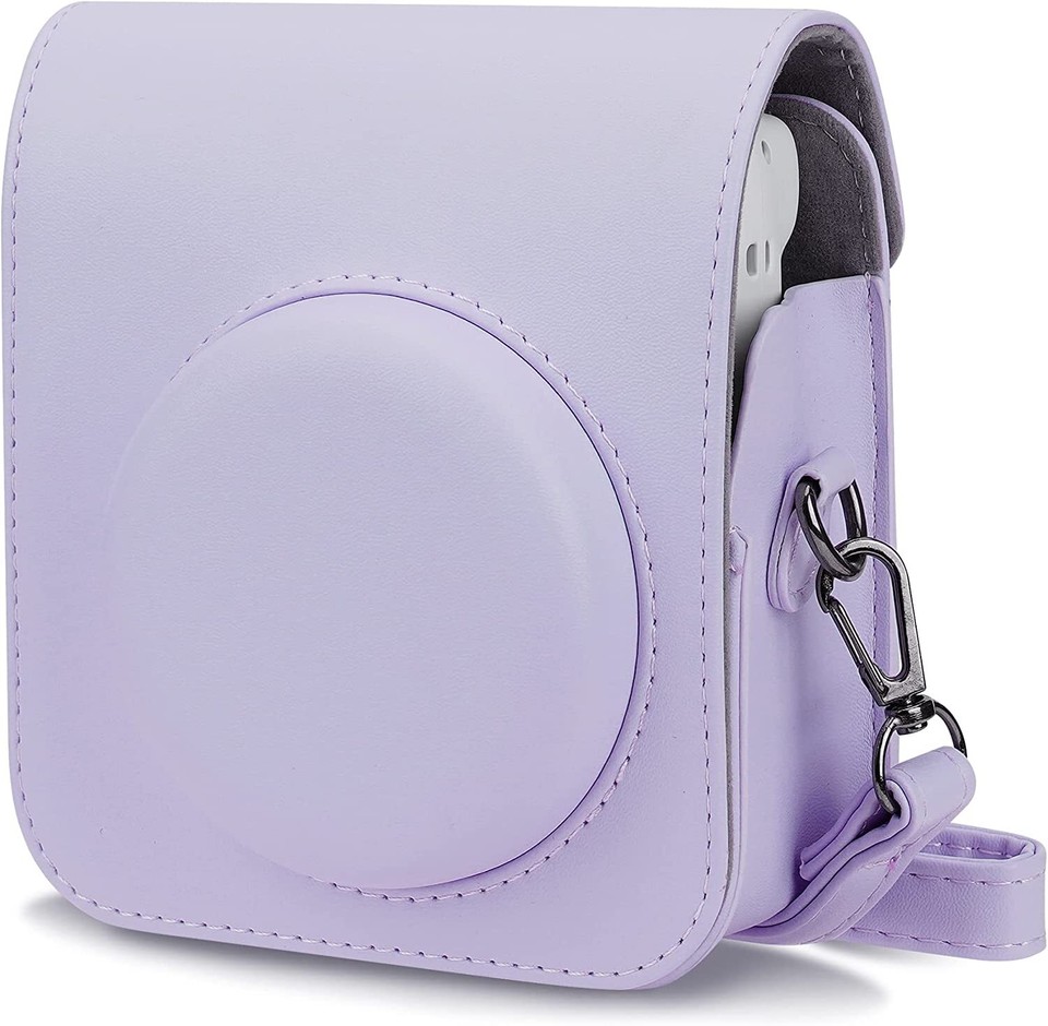 Lilac Purple Cover For Fujifilm Instax Mini 12 Camera Case Bag/ Mini ...
