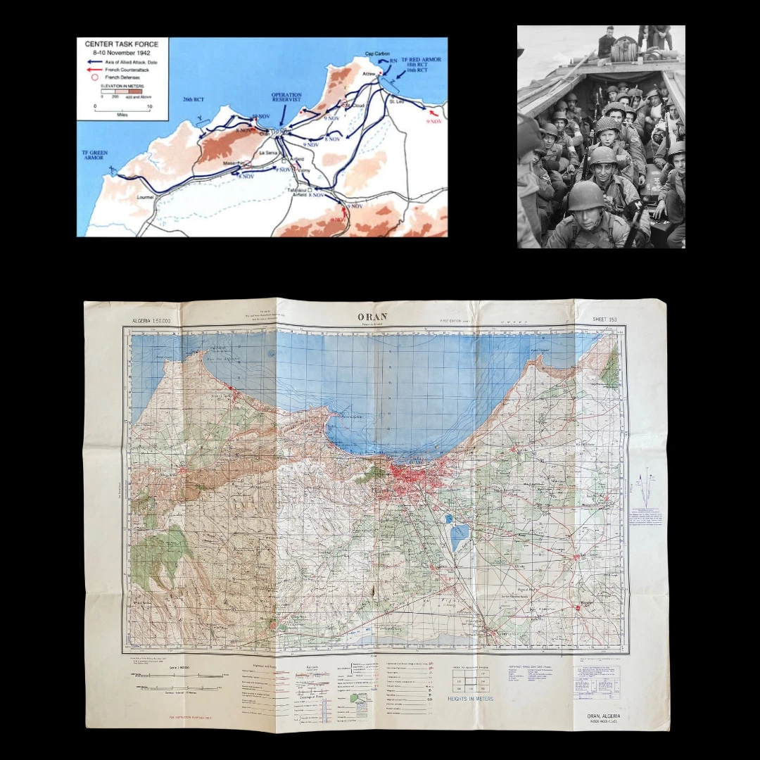 Operation Torch Map
