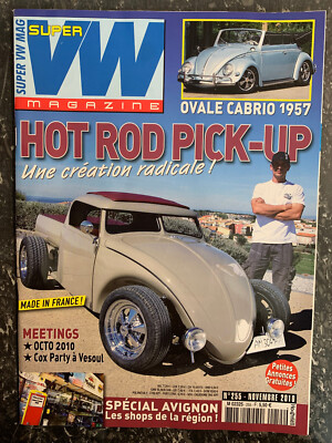 Super VW Magazine N°255 Novembre 2010 (avec poster) | eBay