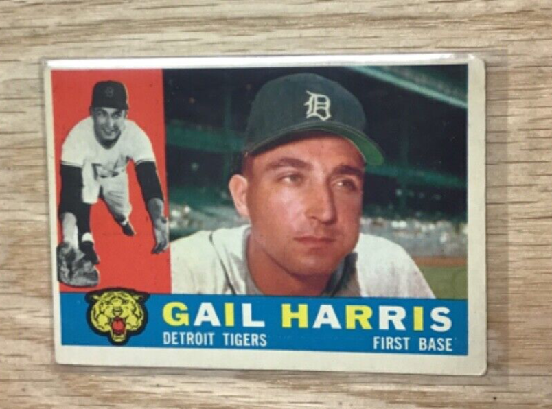 1960 Topps Baseball Gail Harris Detroit Tigers Card #152 | eBay