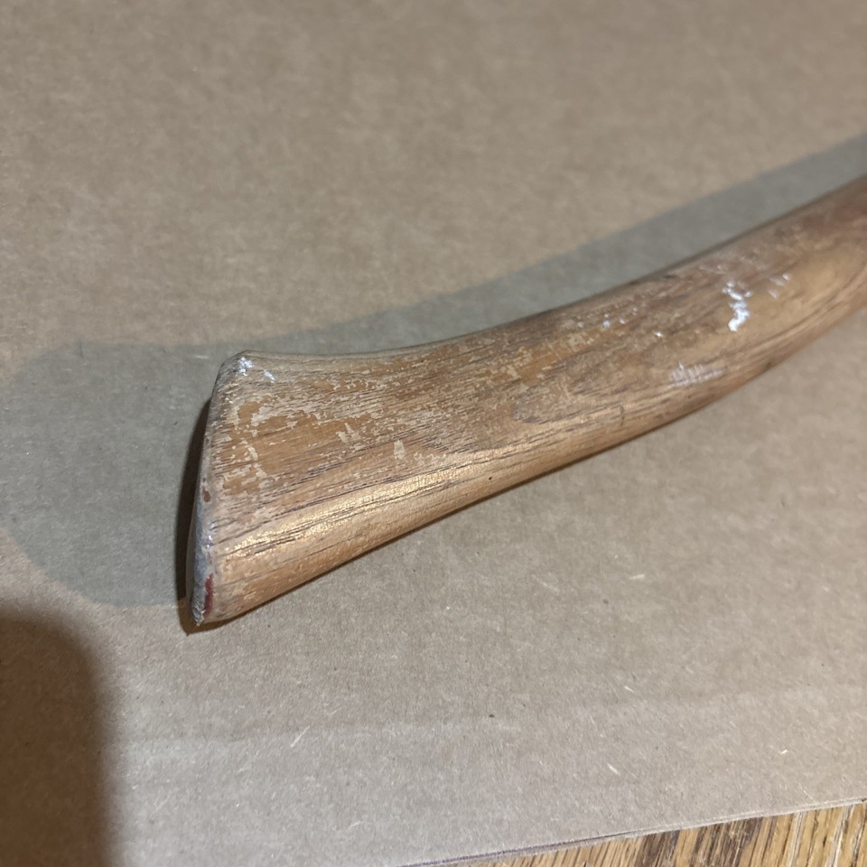 VINTAGE PLUMB? SINGLE BIT AXE WITH WOOD HANDLE 7” X 4-¼” TOTAL WEIGHT ...