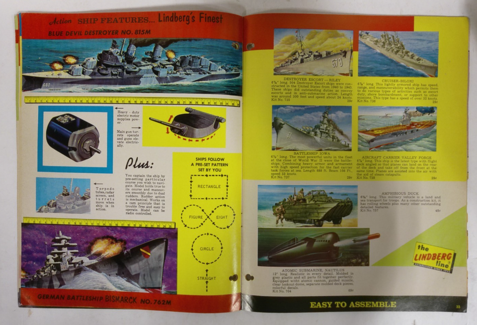The Lindberg Line Hobby Model Kits 1964-65 Catalogue | eBay