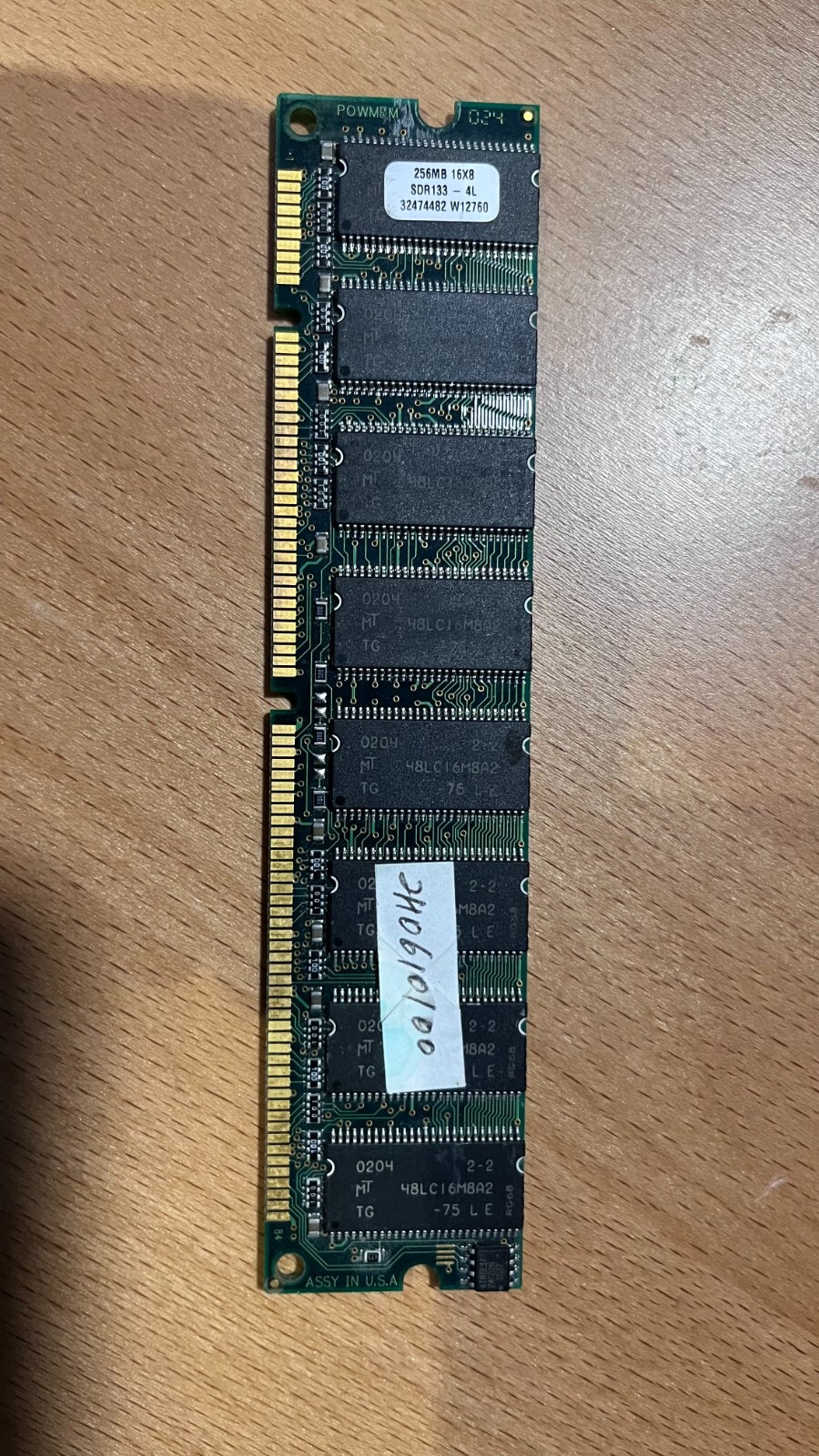 Micron 256MB 256MB SDRAM PC133 4L 168 Pin SDRAM | eBay