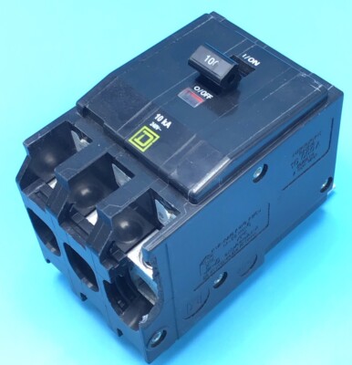 CHIPPED Circuit Breaker Square D QOB3100 100 Amp 2 Pole 240V | eBay
