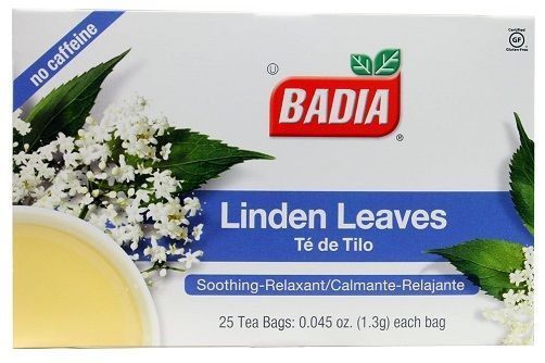 Badia Linden Leaves tea,Té de Tilo,Relaxing,Nervios,Stress 25 tea bags ...
