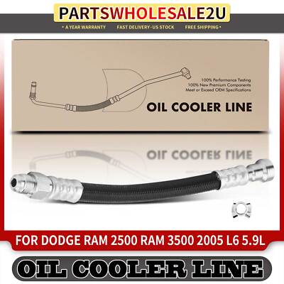 Transmission Oil Cooler Hose Assy for Dodge Ram 2500 3500 2005 5.9L ...