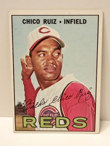 1967 Topps Chico Ruiz #339 Cincinnati Reds EX+ **free shipping** | eBay