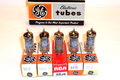 5 NIB / NOS GE / RCA 6BJ6 SEEBURG Tubes | eBay