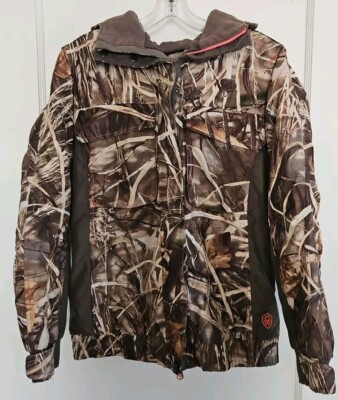 Game Winner Jacket Camouflage Full Zip Long Sleeve Hooded Pockets Women ...