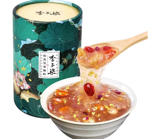 Cereal Powder Chinese Food Snack lotus root starch 零食小吃 粉代餐粉 混合水果坚果藕粉羹 ...