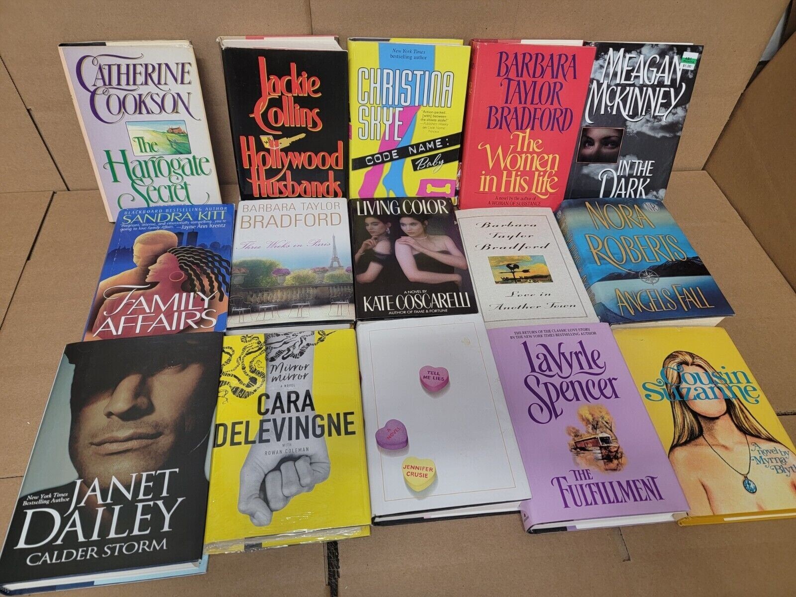 Lot of 10 Pounds Hardcover ROMANCE INSTANT COLLECTION FICTION Book MIX ...